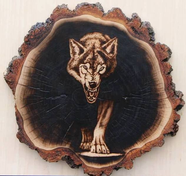 Pirograf Edin Begović je jedan od najboljih u crtanju na drvetu u BiH ...