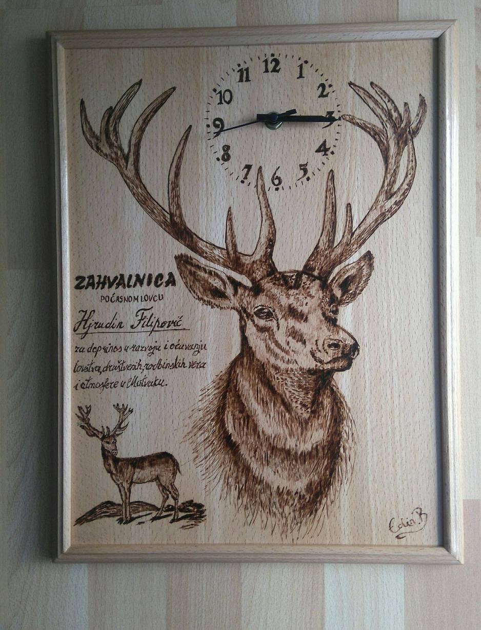 Pirograf Edin Begović je jedan od najboljih u crtanju na drvetu u BiH ...