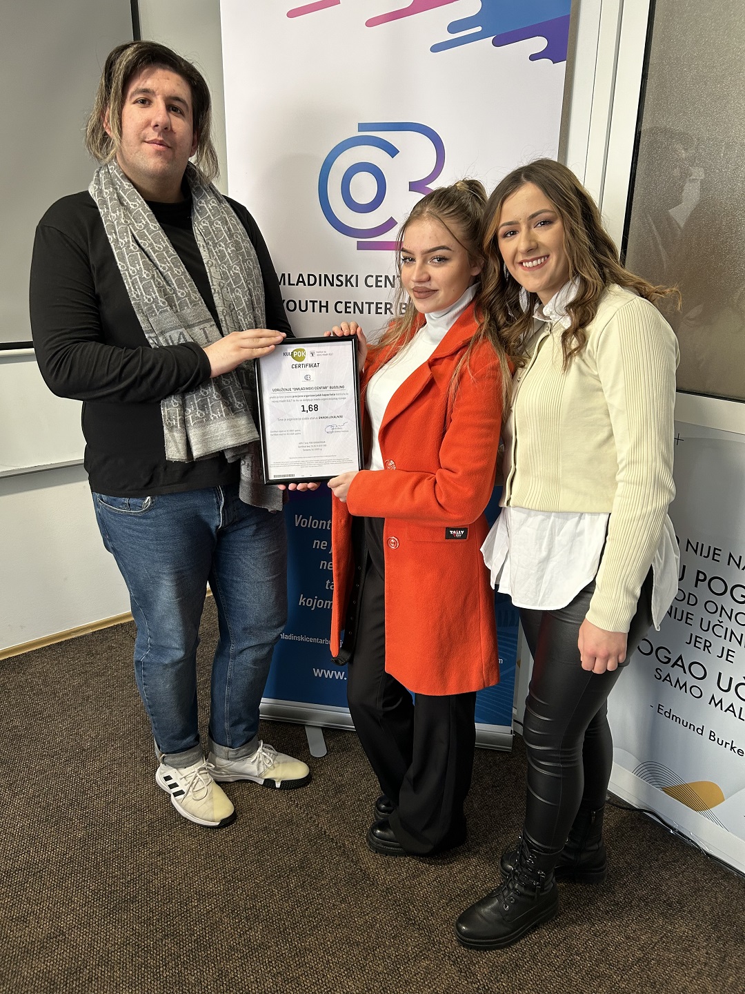 Omladinskom centru Bugojno dodijeljen indeks organizacijskog razvoja ...